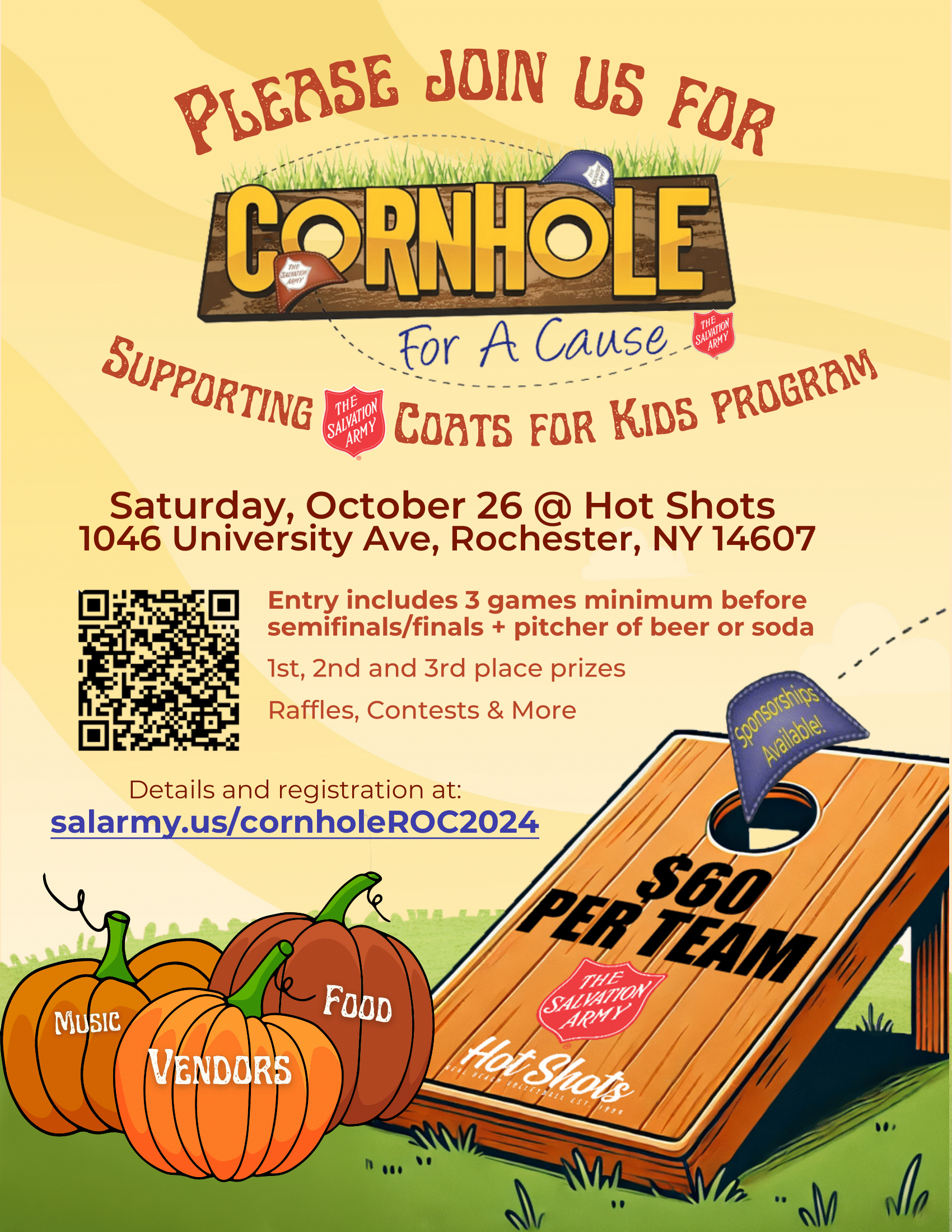 Cornhole For A Cause Tournament (Supporting The Salvation Army) – NOVA ...